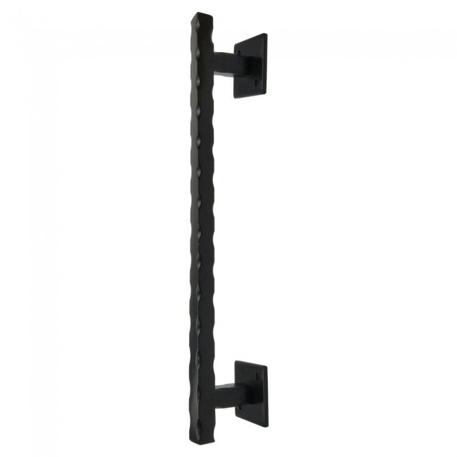 Winsoon heavy duty small size black steel wave door handle for sliding ...